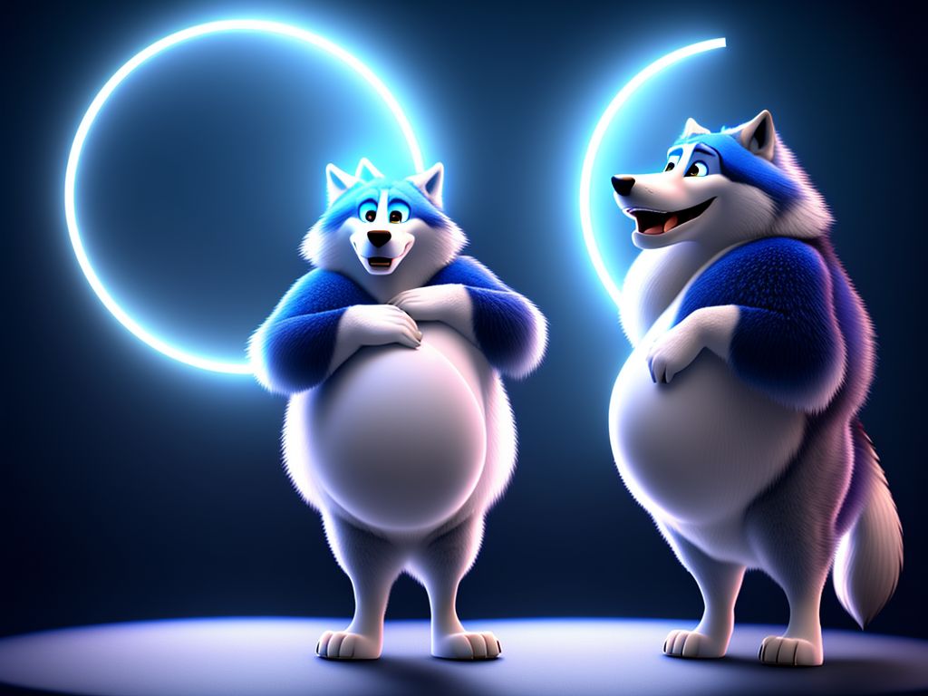 Pregnant Wolf Animation