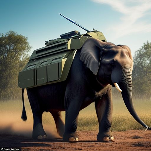 impure-moose524: Electric War Elephant with Energy Shields: This war ...