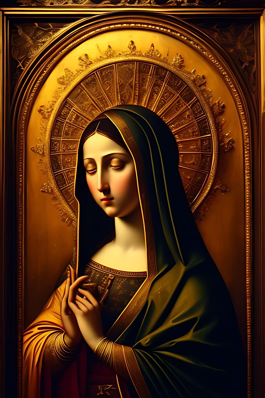 Virgin Mary Renaissance Painting