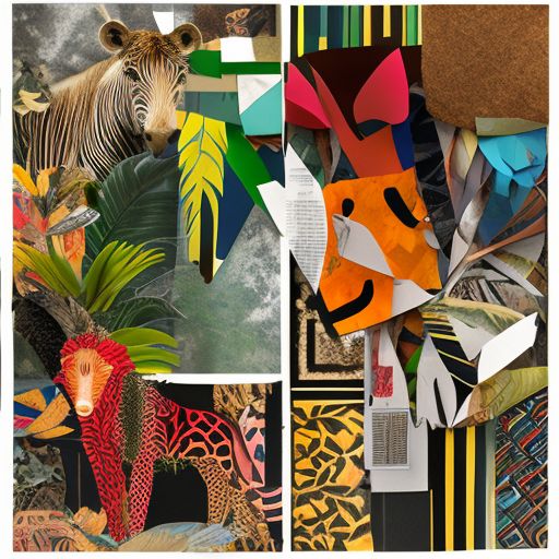 addison: Jungle Wildlife: A Maximalist Fusion of Patterns and Textures