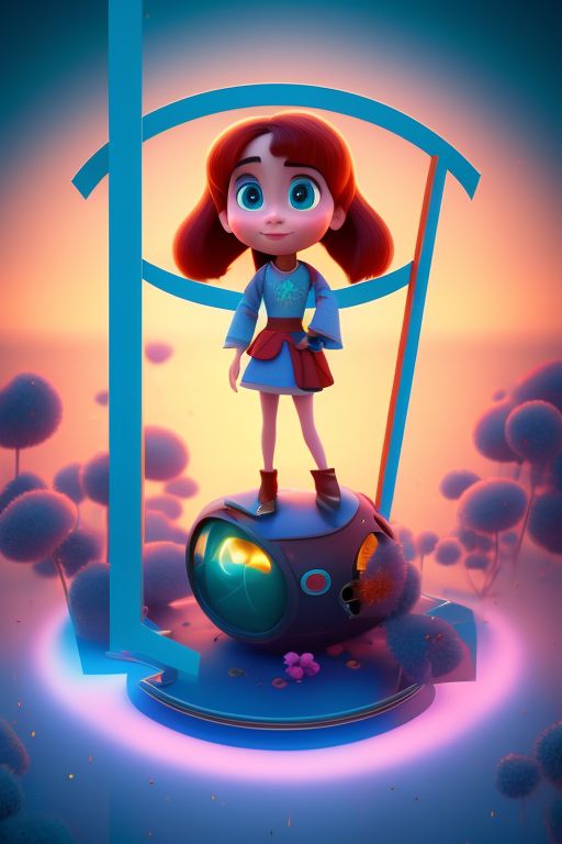 darling-worm587: Avery, Standing Centered, Pixar Style, 3D Style ...