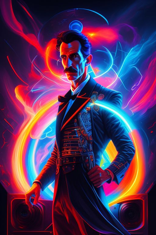 Nikola Tesla Art