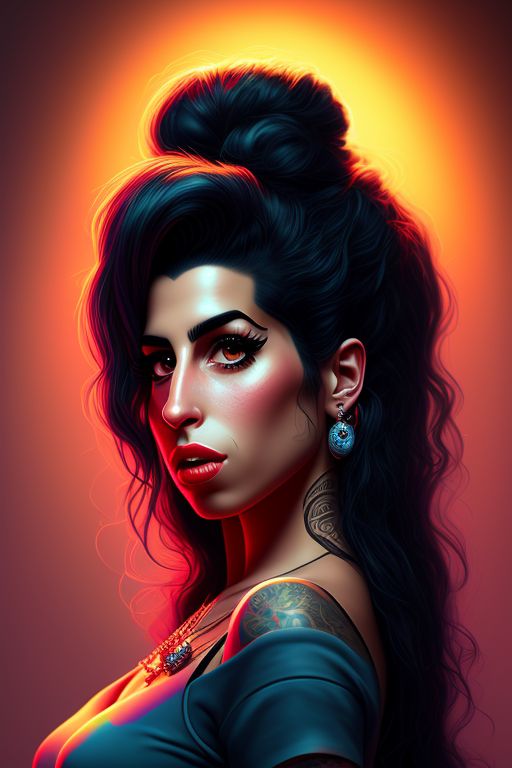 short-salmon749: Amy Winehouse as a Simpsons character