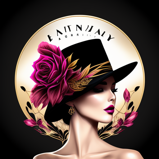 curly-gaur894: A stunning logo featuring a mysterious lady with a big ...
