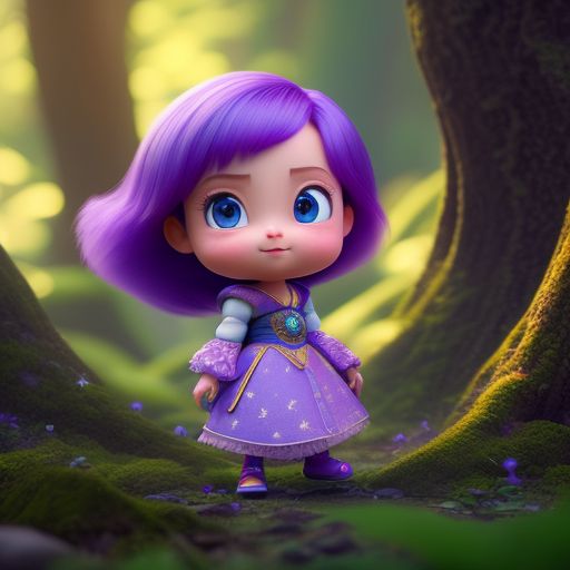 Purple Pixar Characters
