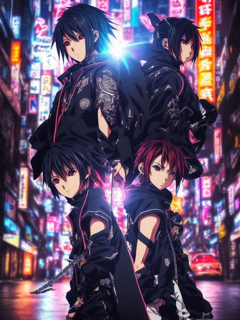 Kimoi: Ninja Anime Character For Streetwear Brand For Young Fashion ...