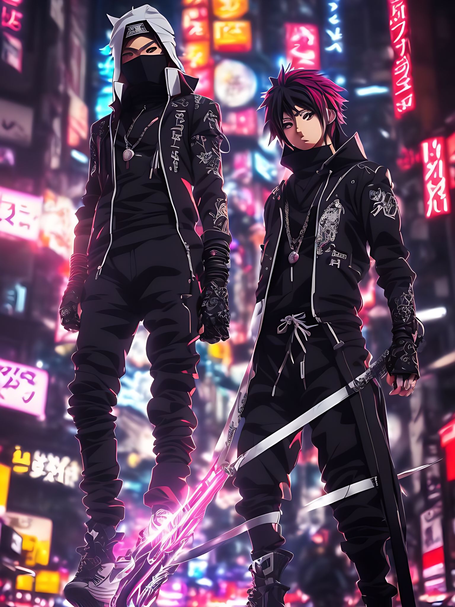 Kimoi: Ninja Anime Character For Streetwear Brand For Young Fashion ...