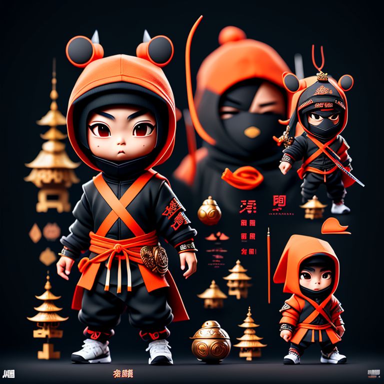 Mini Ninja Character