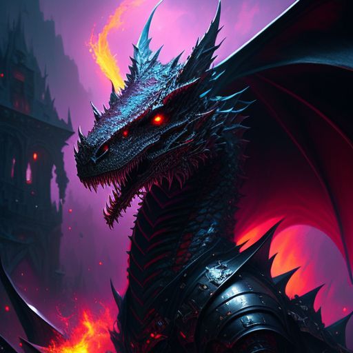 Scary Dragon Wallpaper