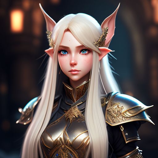unruly-shrew475: beautiful long-haired blonde elf