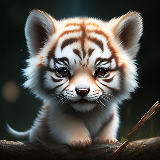 Chibi White Tiger