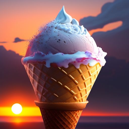 Realistic Ice Cream Drawings