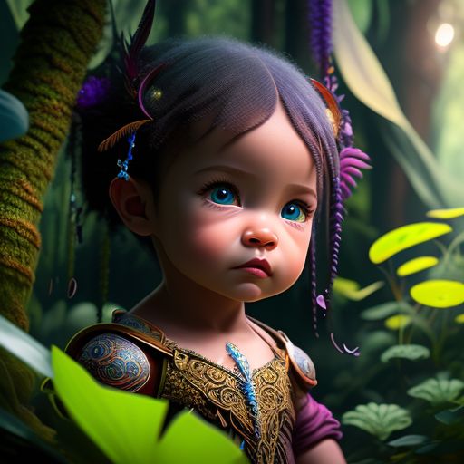 gifted-rail832: Avatar baby cinematic face and shoulders portrait 8k ...