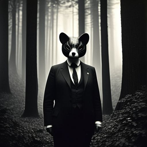 sore-viper464: A film photograph of a man standing in a dense forest ...