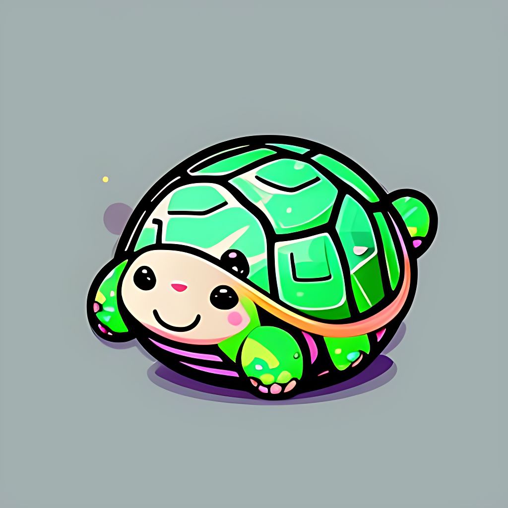 Laughing Turtle Cartoon