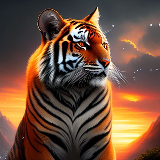 Angry Male Tiger