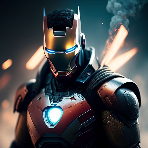 Batman And Ironman Fusion