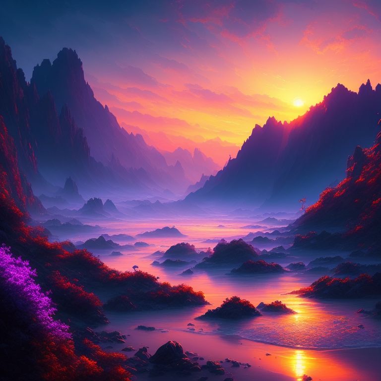 Beautiful Purple Landscape Pictures