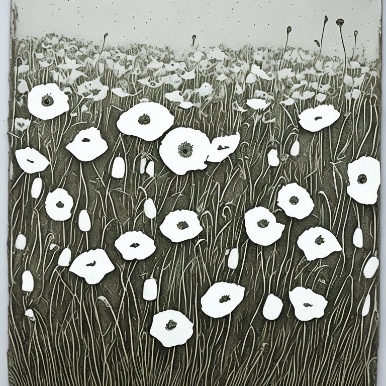 musty-hawk807: painting white poppy field
