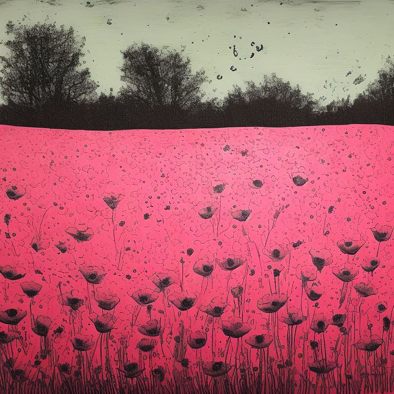 musty-hawk807: painting pink poppy field