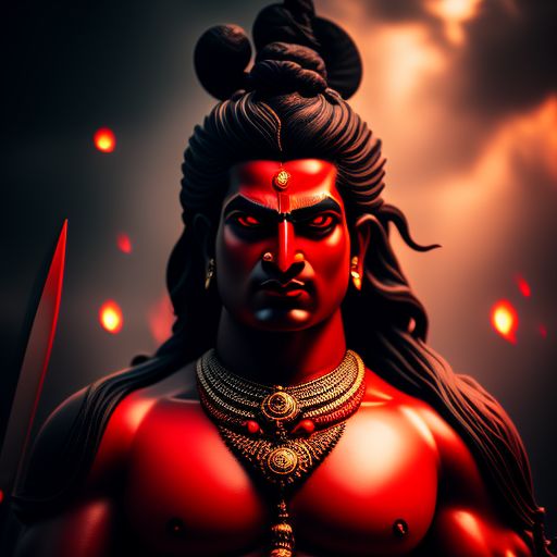 Lord Shiva Angry Eyes