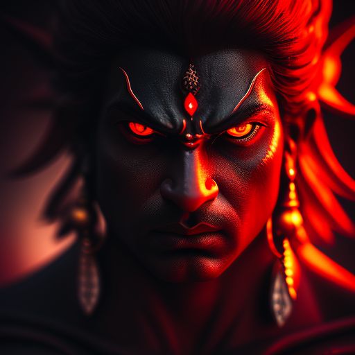 Lord Shiva Angry Face