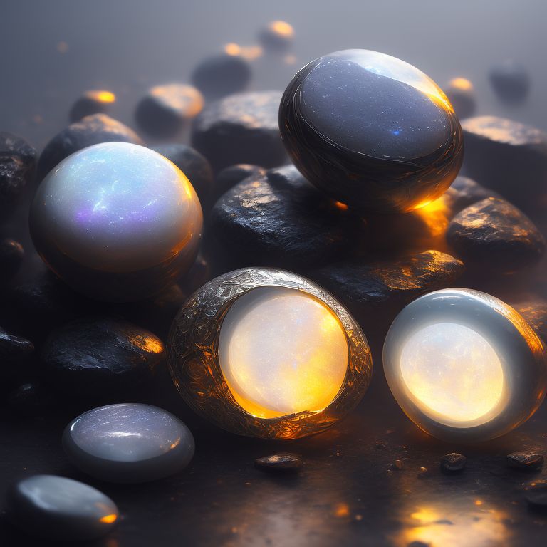 wise-quelea791: Moon stones of glass. High resolution.