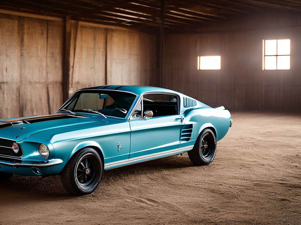 1967 Ford Mustang Fastback Blue