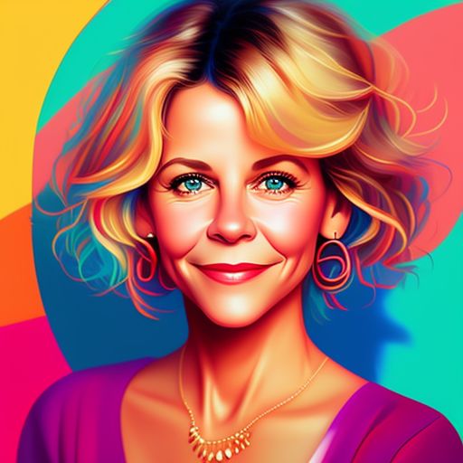 alert-ram719: meg ryan young cartoon style portrait