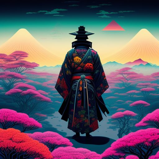 calm-termite201: Genarate an crispy clear image of the black Samurai ...