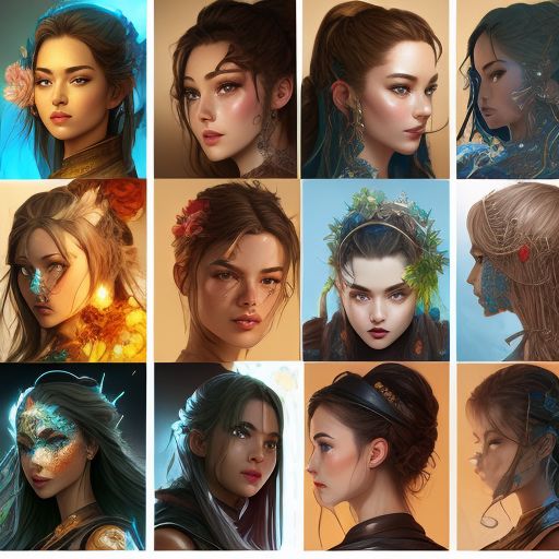 Dynamic, highly detailed, character sheets, artstation, concept art ...