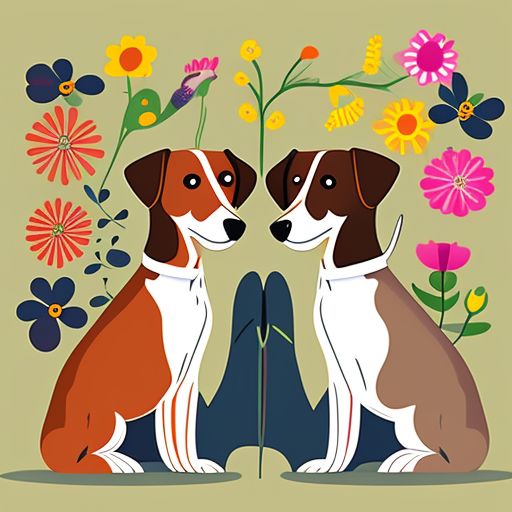 green-jay993: friend two dogs one whippet, one jack russell intelligent ...