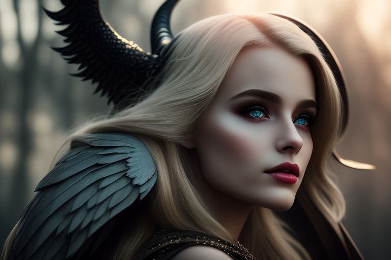 shiny-corgi280: Blonde beautiful teen, maleficent wings, maleficent ...