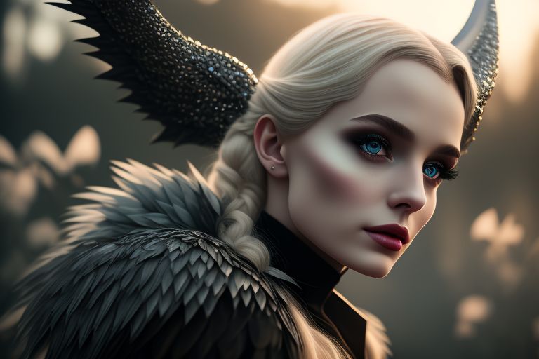 shiny-corgi280: Blonde beautiful teen, maleficent wings, maleficent ...