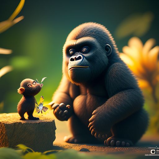 Cute King Kong Cartoon