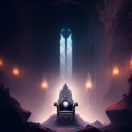 idle-whale135: Chrystal throne room concept art, glass throne chair ...
