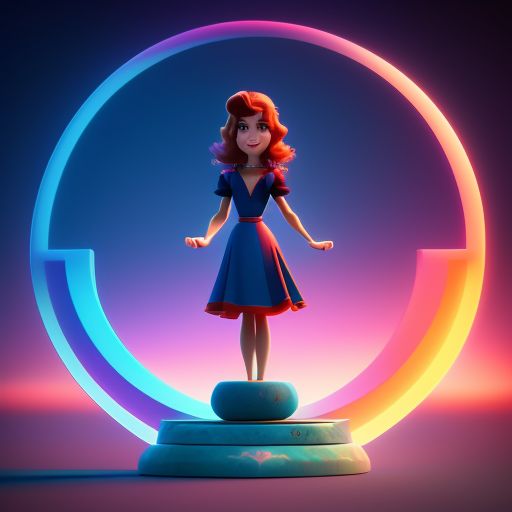 glum-peafowl277: Ava, Standing Centered, 3D Style, Disney Style, 8K ...