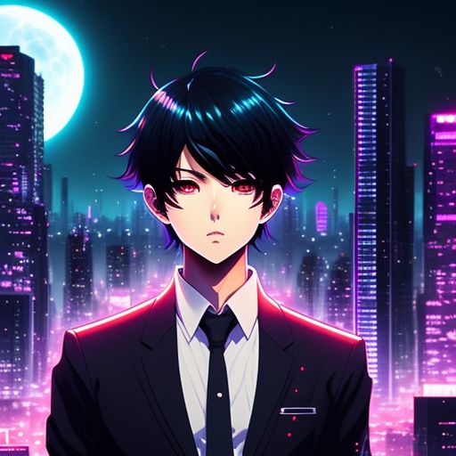 Anime Boy In Tux