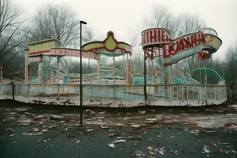 Abandoned Amusement Park Photography