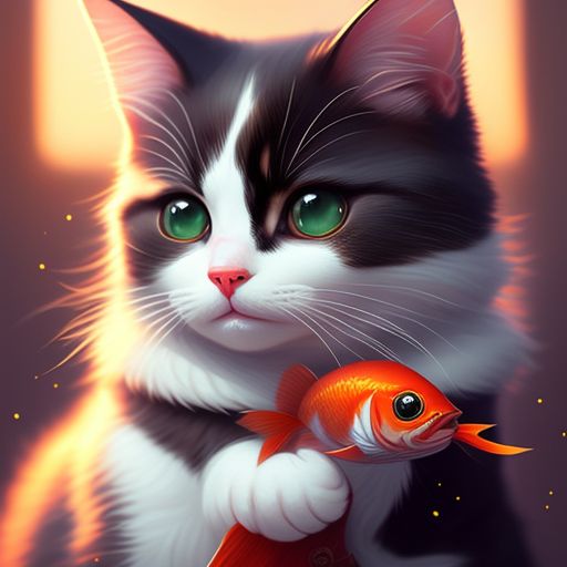 crafty-okapi647: a cat holding a fish