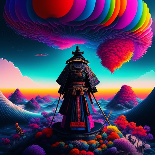 calm-termite201: Genarate an crispy clear image of the black Samurai ...