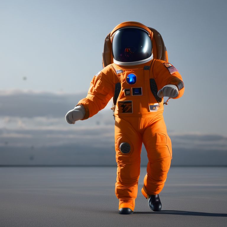 Nasa Orange Worker