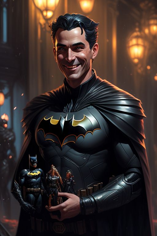 Batman Smiling