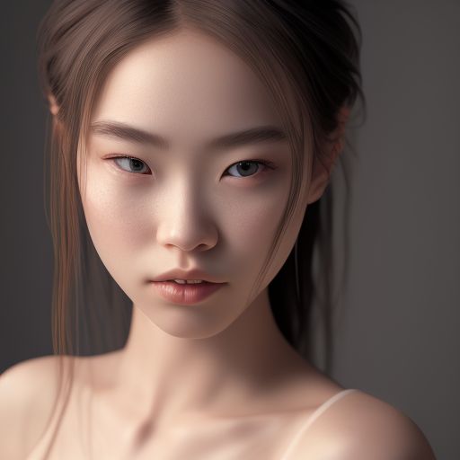 Japanses Teen Female Faces