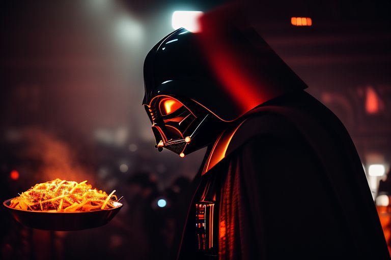 genuine-hare137: Darth Vader, dark cinematic background, portrait mode ...