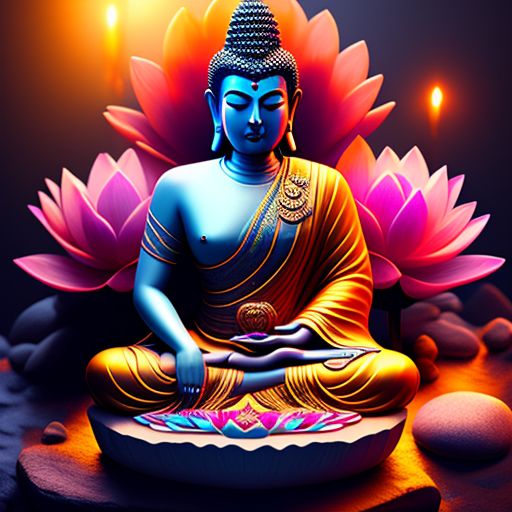 Lord Buddha 3d Image