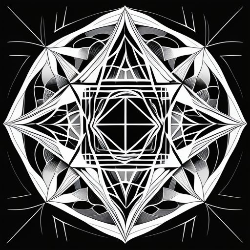 happy-otter407: The overlapping triangles, Minimal line art, bohemian ...