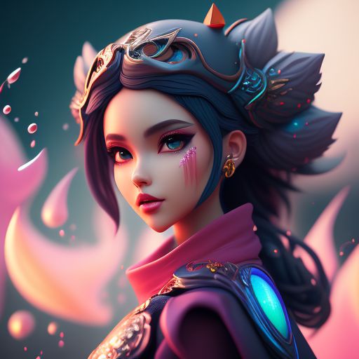 kimoi: Style Lucio Giolli, Punk girl on the street, Splash art, frontwearing body accessories ...