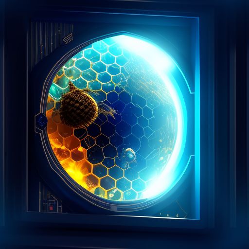 boring-hyena704: tardis, inside, beehive, crystals, honey, hexagon ...