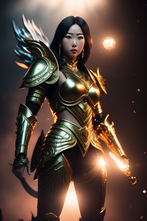 leondgnx: A stunning Japanese idol, wearing golden Masami Kurumada ...